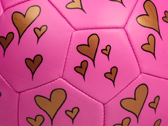 Heart soccer ball size 3 - Coinus