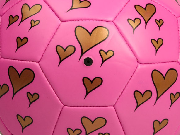 Heart soccer ball size 3 - Coinus