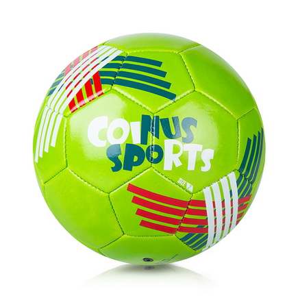 Machine Stitched Size 2 Soccer Ball for Kids Green - Coinus